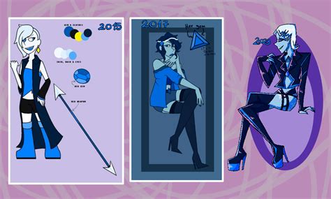 The Design Evolution Of A Steven Universe Fan Character I Created In