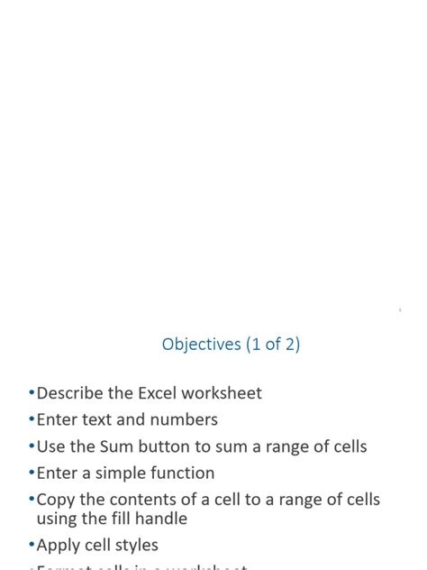Slide 05 Creating Worksheet And Charts Pdf Microsoft Excel Worksheet