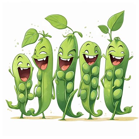 Premium Ai Image Laughing In Green Exploring The Humorous And Happy Side Of Pea Life Generated Ai