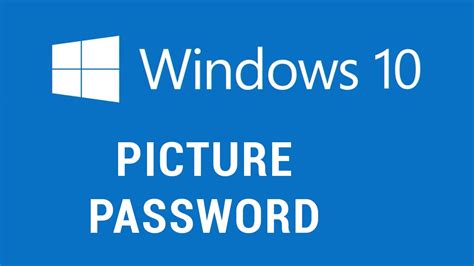 Windows 10 Picture Password Youtube