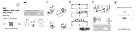 Dell Pro Wireless Keyboard And Mouse Km5221w Quick Start Guide