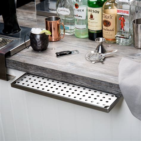 Regency 24 Stainless Steel Bar Drink Rail
