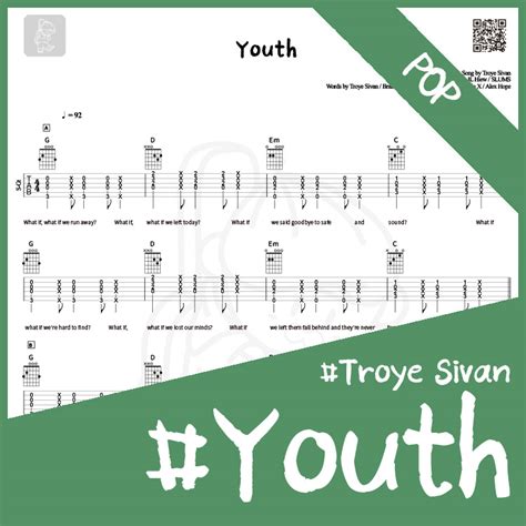 Troye Sivan Youth 【★】 Haruguitar