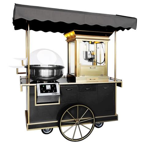 Popcorn Cotton Candy Trolley Incl Lighting
