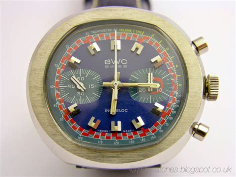 70s Watches Bwc Buttes Watch Company Beautiful Dial Chronograph