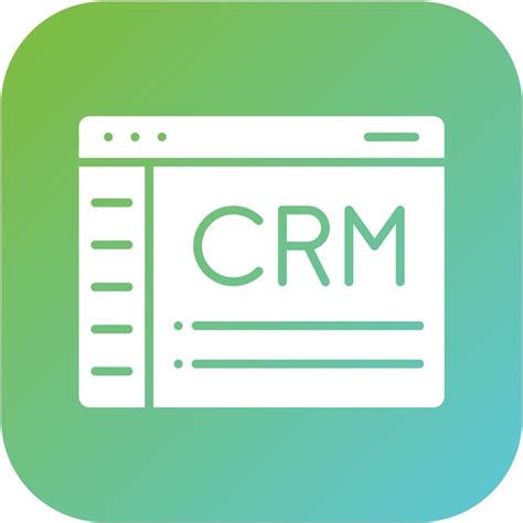 Premium Vector Crm Icon Style