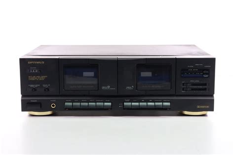 Optimus Sct 49 High Speed Dubbing Dual Stereo Cassette Deck Deck 2 Ha