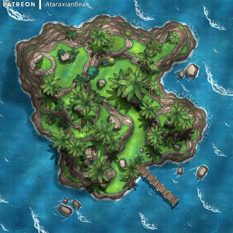 Six Island Encounter Maps For Your Adventures On The High Seas R Dndmaps