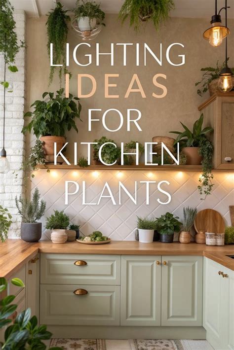 20 Lighting Ideas For Kitchen Plants Plant Decor Haven