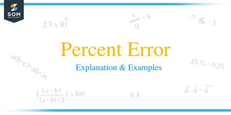 Percent Error Explanation And Examples Percent Error Explanation And Examples