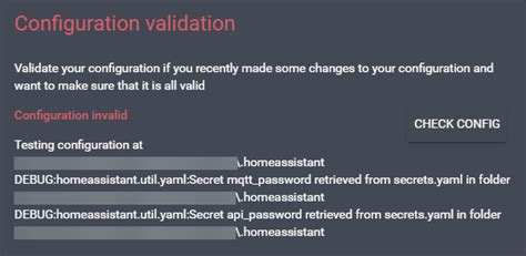 Hassio Secrets Config Error Home Assistant Os Home Assistant Community