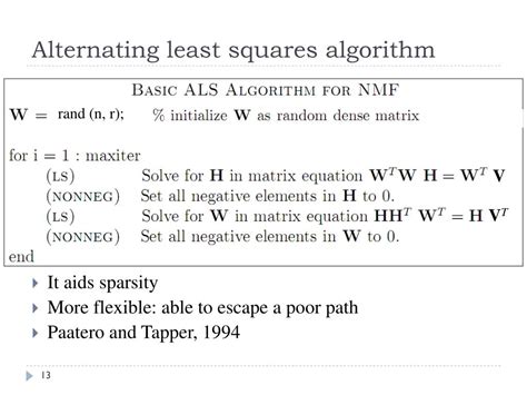 Ppt Non Negative Matrix Factorization Powerpoint Presentation Free Download Id2108413