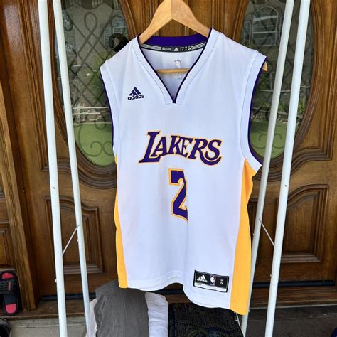 Lakers Adidas Official Lonzo Ball Jersey Mens Depop