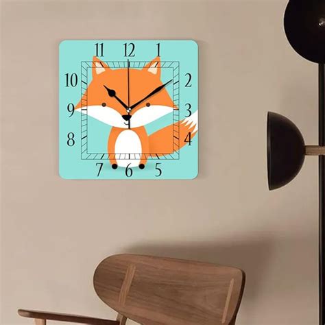 Millwood Pines Decorative Wall Clock 10 Inch Silent Square Clocks For