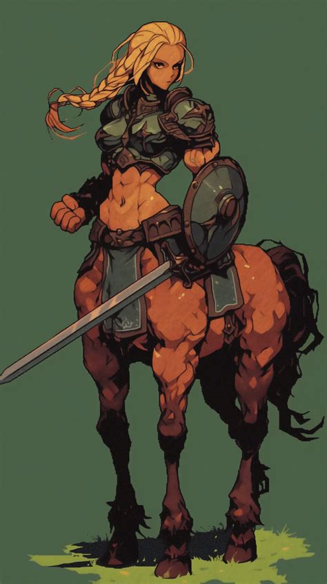 Female Centaur Warrior Artofit