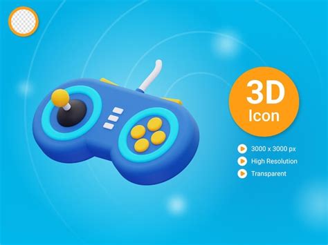 Premium Psd 3d Game Controller Icon