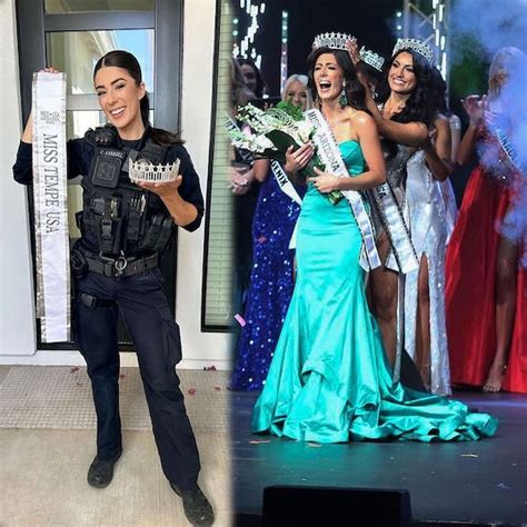 Police Officer Crowned Miss Arizona Usa Officer