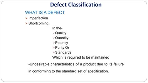 Defect Clasification Pptx