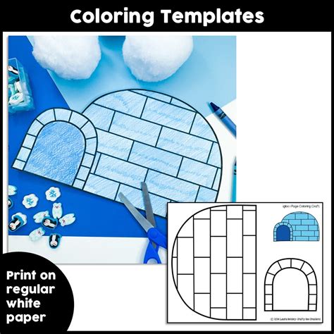 Igloo Craft Template
