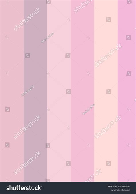 Beautiful Modern Aesthetic Pink Color Palette Stock Illustration