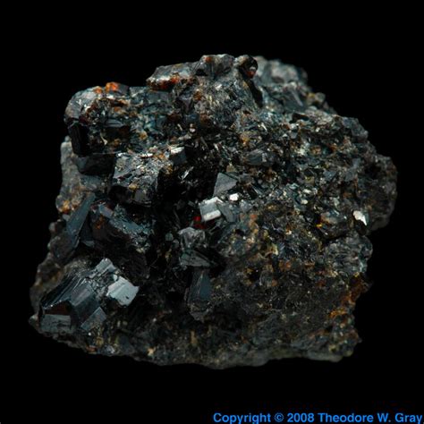 Cassiterite A Sample Of The Element Tin In The Periodic Table