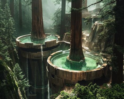 Premium Photo Giant Sequoia Trees And Hot Springs In Yosemite