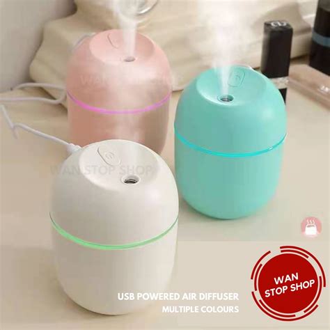 Usb Powered Humidifier Mini Cute Humidifier With Led Air Diffuser Air Purifier Mini Humidifiers
