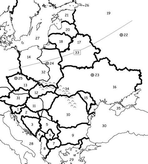 Eastern Europe And Russia Practice Map 2022 Diagram Quizlet