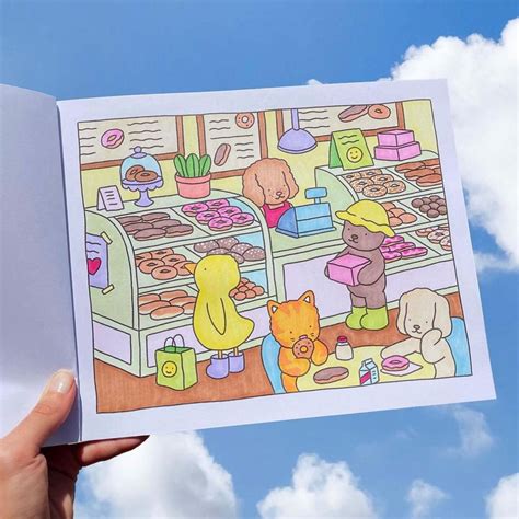 Bobbie Goods Donut Shop Coloring Page