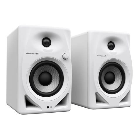 Pioneer Dj 4 Inch Desktop Active Monitor Speaker White Dm 40d W