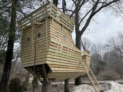 Backyard Pirate Ship Treehouse Tree Top Builders Backyard Pirate Ship Treehouse Tree Top Builders
