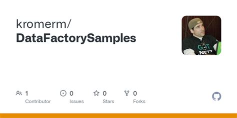 GitHub Kromerm DataFactorySamples