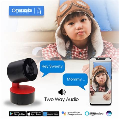 Jual Onassis Smart Indoor Camera 359 Ip Camera Cctv For Smart Home Pan
