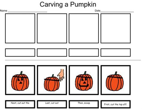 Free Pumpkin Sequence Worksheet Download Free Pumpkin Sequence Worksheet Png Images Free