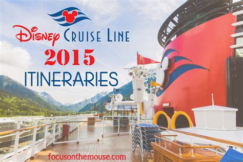 Focus On The Mouse Disney Cruise Line Summer Itineraries