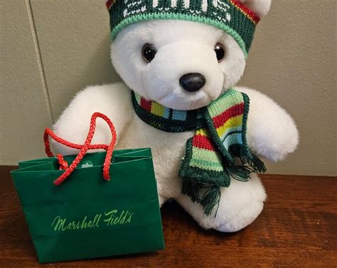 Marshall Fields Collectible 2005 Santa Bear Teddy Bear Rare Version