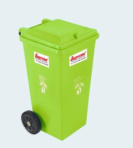 Hdpe 90l Supreme Wheeled Garbage Bins At Rs 1400 In Ambur Id