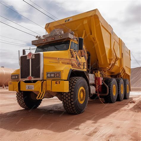 Premium Ai Image Big Truck In A Mine A Photo Of Plugging In The World