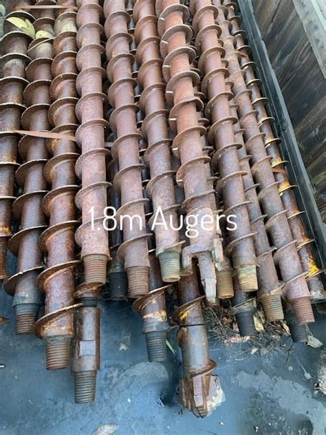 Augers 18m Long 5 Od Surplus Equipment Brokers Sellers Of