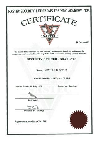 Security Grade C Pdf