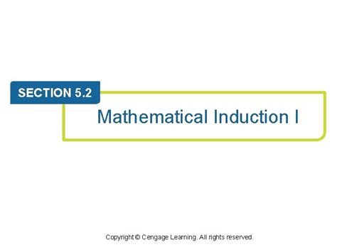Chapter 5 Sequences Mathematical Induction And Recursion Copyright