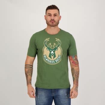 Camiseta Nba Milwaukee Bucks Verde Futfanatics