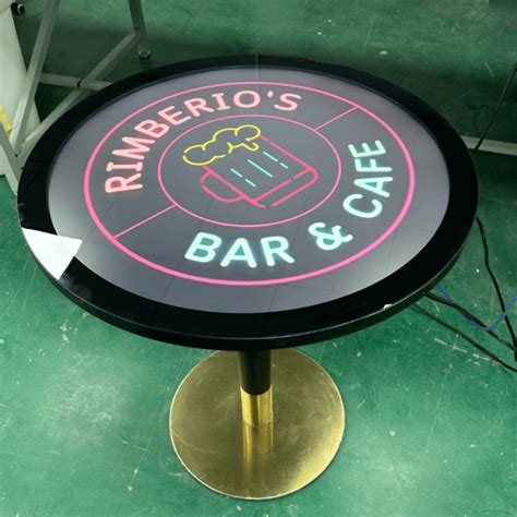 Digital Round Monitor 24inch Circular Lcd Touch Screen Avlink