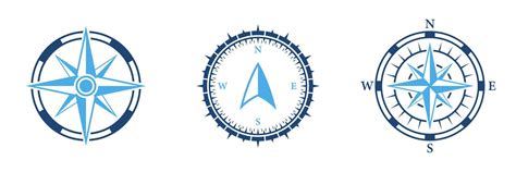 Adventure Direction Arrow To North South West East Orientation