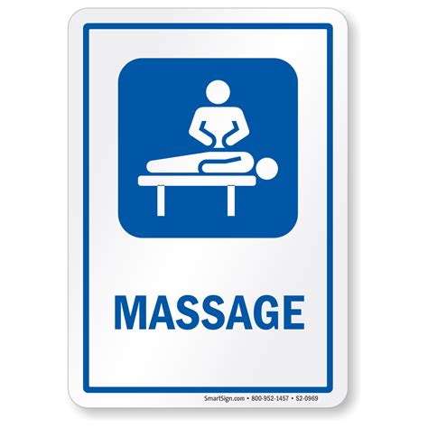 Massage Room Sign Sku S2 0969