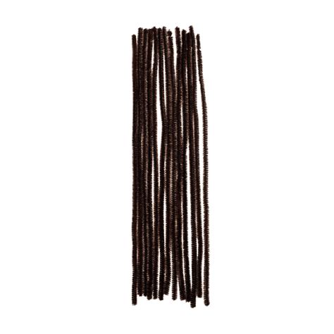 Dark Brown Pipe Cleaners 12 Pack Hobbycraft