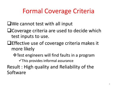 Ppt Coverage Criteria For Testing Powerpoint Presentation Free Download Id6300213