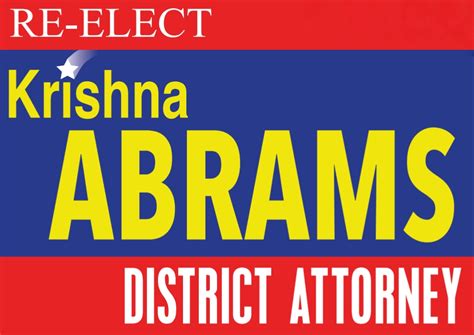 About Krishna Krishna Abrams For District Attorney 2022