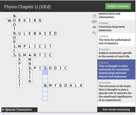 Solved Physio Chapter 11 10ed General Facts