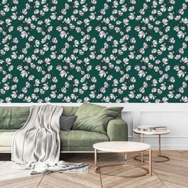 Title Fight Floral Green Wallpaper